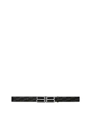 Balenciaga Balenciaga BB Signature Belt Black/gray
