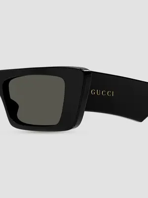 Gucci Generation 54mm Rectangular Acetate Sunglasses