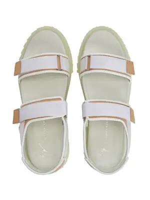 GIUSEPPE ZANOTTI Blabber Gummy Touch-strap Sandals - White