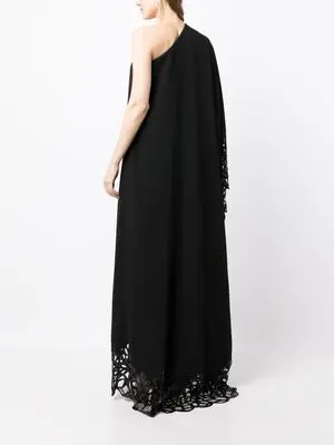 Elie Saab Sequin-embellished One-shoulder Gown