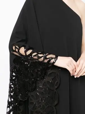 Elie Saab Sequin-embellished One-shoulder Gown