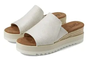 Toms TOMS Diana Mule Platform Heels Bone