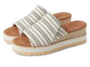 Toms TOMS Diana Mule Platform Heels Multi