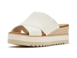 Toms Diana Mule Platform Heels - White