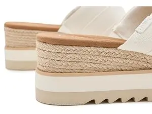 Toms Diana Mule Platform Heels - White