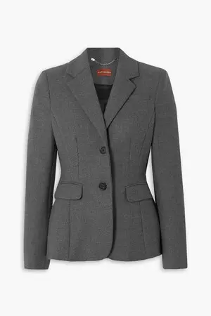 Altuzarra Altuzarra - Fenice Wool-blend Blazer - Gray - FR 48 Dark Gray