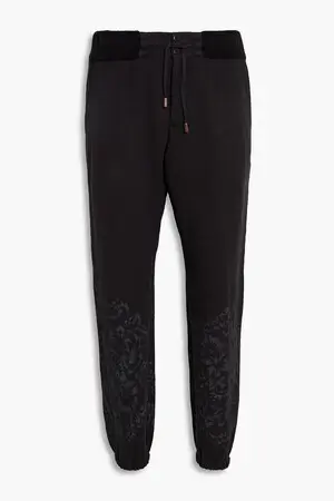 Etro Printed Linen, Wool And Cottonblend Sweatpants
