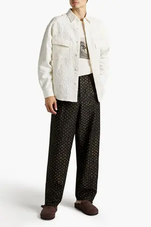 Etro Jacquard Pants With Detachable Belt