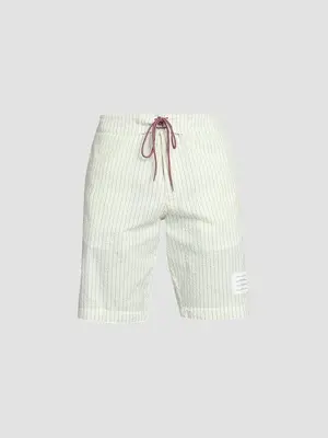 Thom Browne Seersucker Swim Shorts - Green