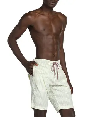 Thom Browne Seersucker Swim Shorts