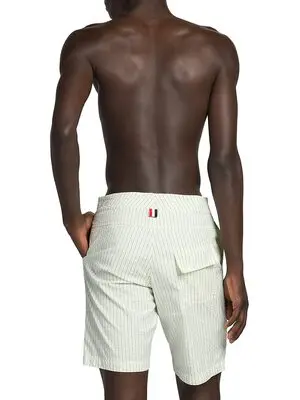 Thom Browne Seersucker Swim Shorts