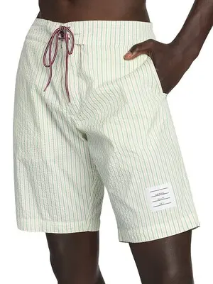 Thom Browne Seersucker Swim Shorts