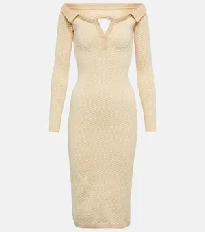 Jacquemus La Robe Pampero Cotton-blend Midi Dress