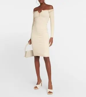 Jacquemus La Robe Pampero Cotton-blend Midi Dress