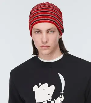 UNDERCOVERISM Striped Beanie
