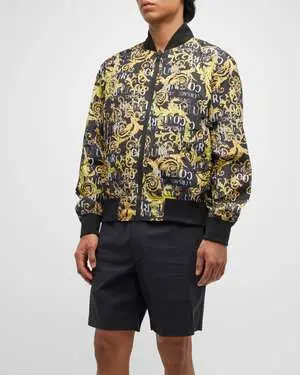 Versace Men's Logo Couture Bomber Jacket - 899 948