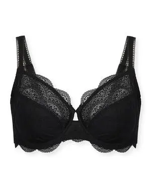 Simone Perele Karma Full Cup Support Lace Bra Black
