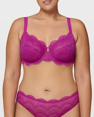 Simone Perele Karma Full Cup Support Lace Bra Bougainvillea