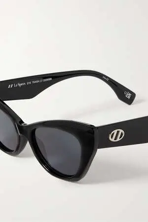 Le Specs Eye Trash Cat-eye Acetate Sunglasses