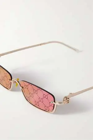 NEW Gucci Violet and Rose Gold Square Women\'s Sunglasses Gucci GG1178S 005 Sunglasses Women main image 4