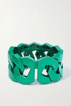 SABBADINI Soho Titanium, Tsavorite, And Garnet Cuff