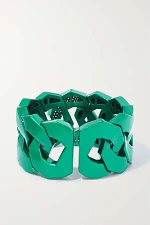SABBADINI Soho Titanium, Tsavorite, And Garnet Cuff