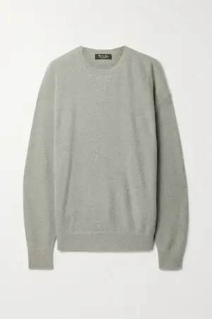 Loro Piana Cashmere Half-zip Sweater - Green