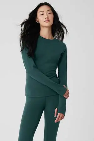 Alo Yoga Airbrush Winter Warm Nocturne Long Sleeve Jacket