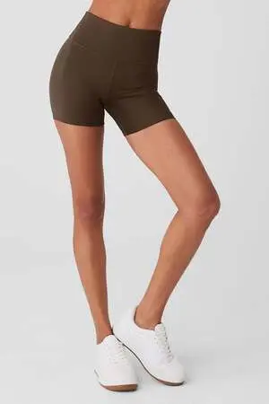 Alo Yoga Thigh Length Shorts For Women
