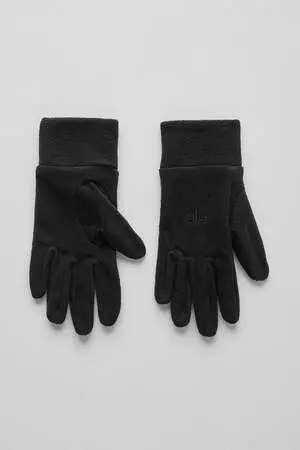 Alo Yoga Performance Fleece Gloves - Black