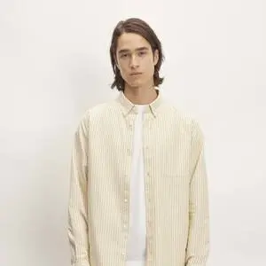 Everlane Classic Oxford Shirt Bone White/honey