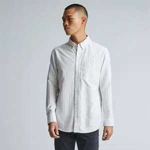 Everlane Classic Oxford Shirt Canvas/mauve/chocolate