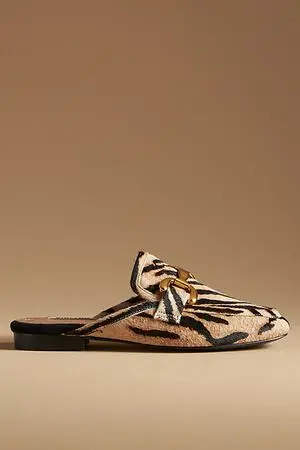 BIBI LOU Exclusive Zagreb Slip-on Loafers - Nude Tigre