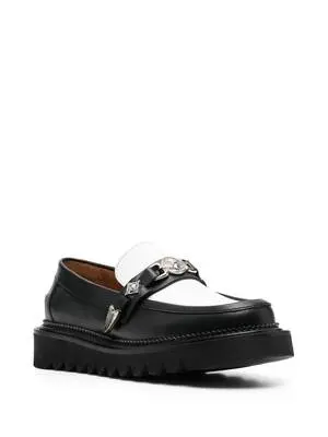 TOGA VIRILIS Plaque-detailing Loafers