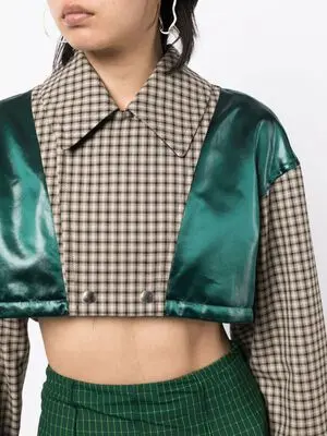Toga Panelled Cropped Jacket
