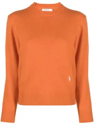 SPORTY & RICH Crew-neck Jumper - Orange
