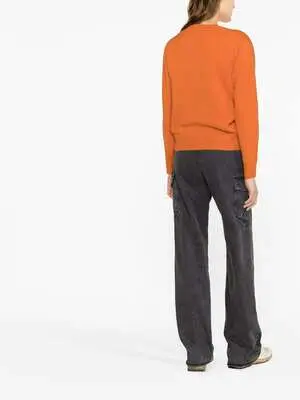 SPORTY & RICH Crew-neck Jumper - Orange