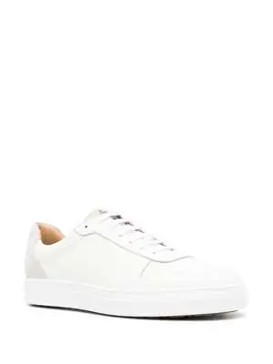 VIVIENNE WESTWOOD Logo-print Leather Sneakers - White