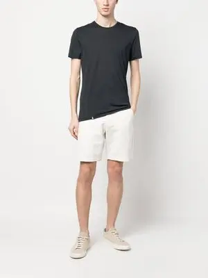 Patrizia Pepe Logo Hem T-shirt - Blue