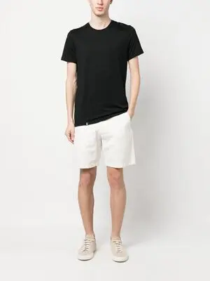 Patrizia Pepe Logo Hem T-shirt - Black