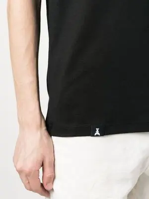 Patrizia Pepe Logo Hem T-shirt - Black