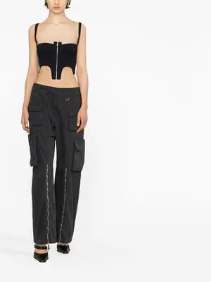 DION LEE Double Arch Bustier Top