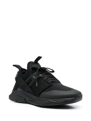 TOM FORD Jago Logo Patch Sneakers - Black