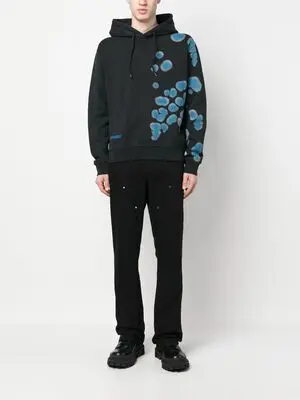 Dsquared2 Dye-print Cotton Hoodie