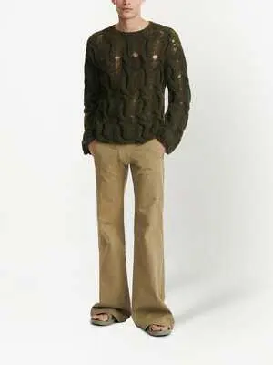 DION LEE Cable-knit Bouclé Jumper
