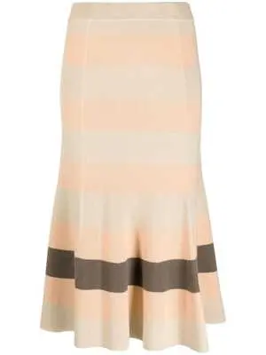 JOSEPH Stripe Animation Knitted Skirt