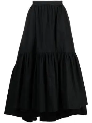 PATOU Asymmetric A-line Skirt - Black