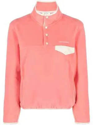 SPORTY & RICH Logo-embroidered Sweatshirt - Pink