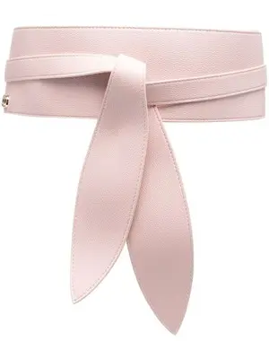 TWINSET Logo-plaque Wraparound Belt - Pink