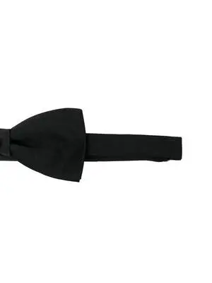 Saint Laurent Silk Bow Tie - Black